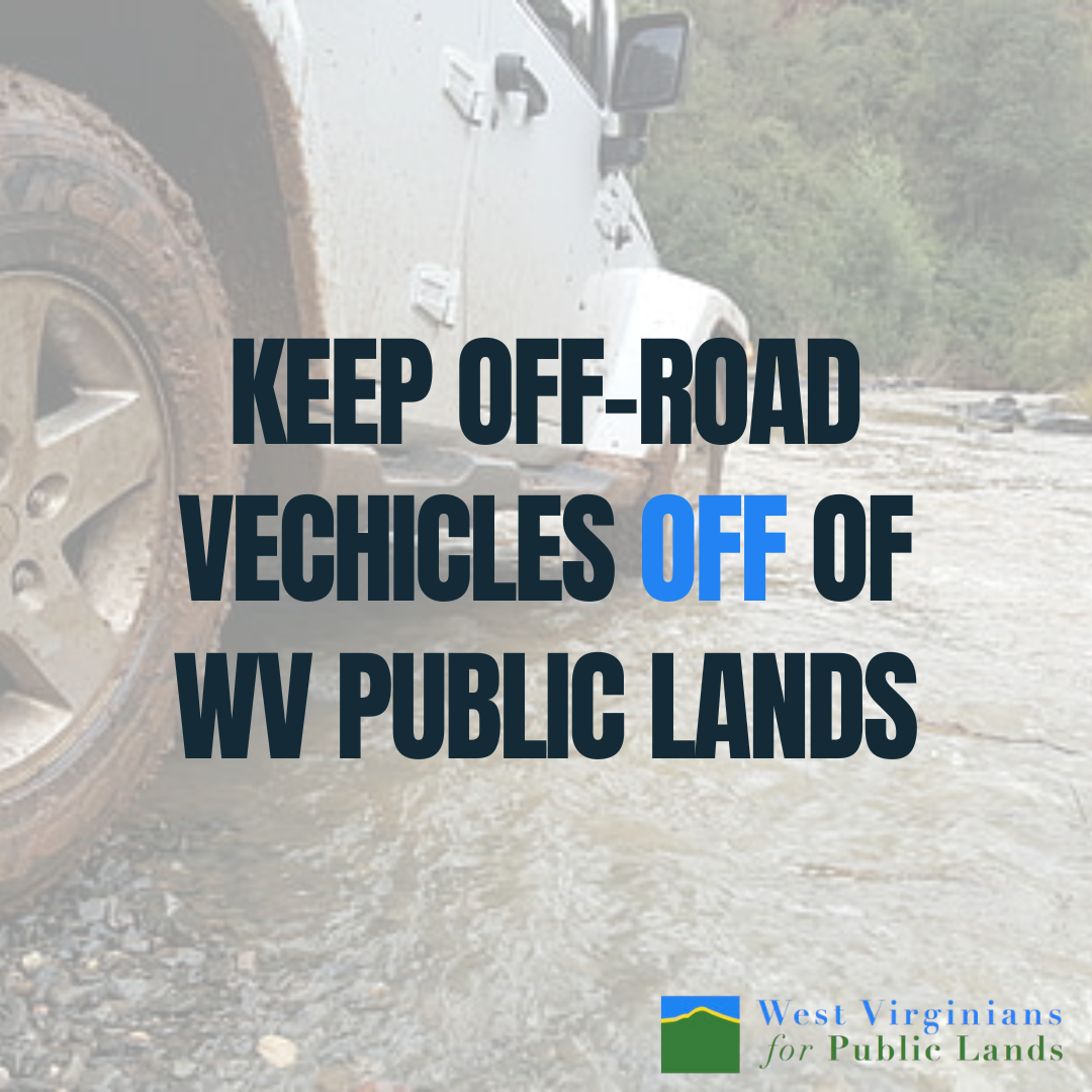 Act Now: No Off-Road Vehicles on State Public Lands – WV Rivers